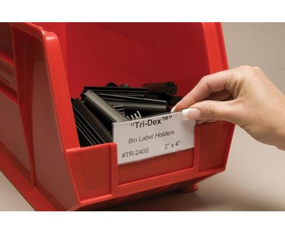 Aigner Label Holders For Plastic BinsMotion Savers
