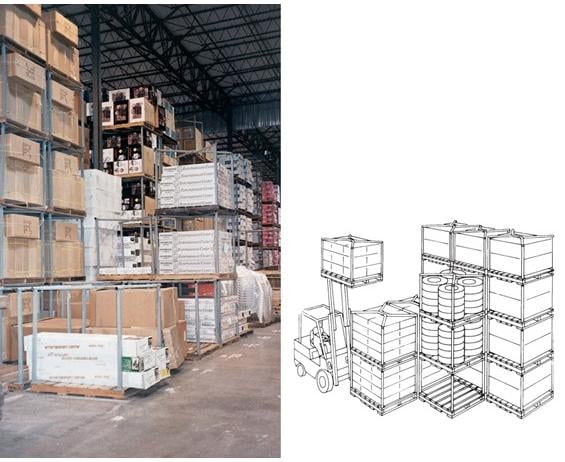 "Tier-Rack™" Dyna Pallet Stacking FramesMotion Savers