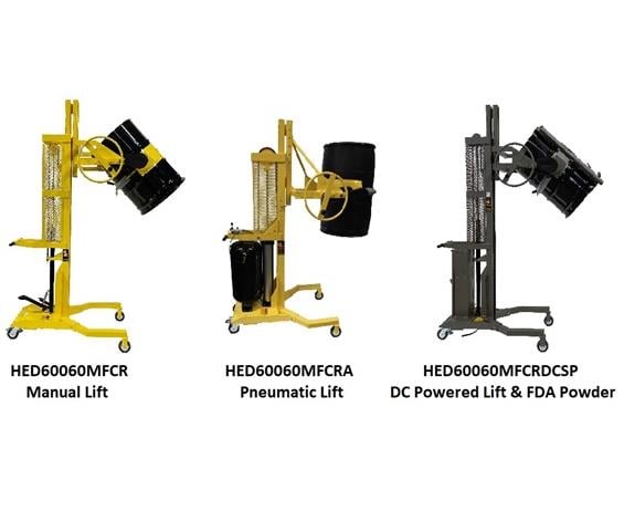 EasyLift Drum Dumpers With Manual RotationMotion Savers