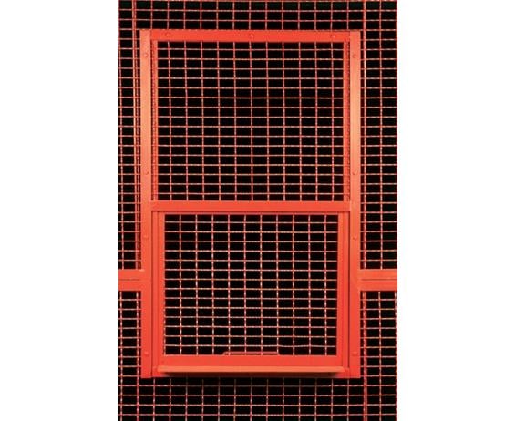 High Security Wire Partition System: Service Window PanelsMotion Savers