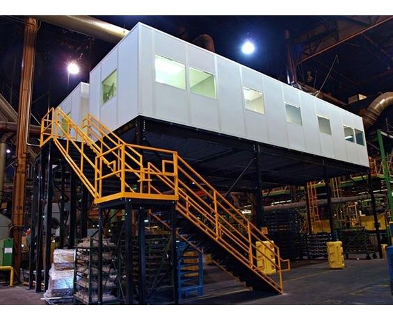 Modular Inplant Office - Three Wall SystemMotion Savers