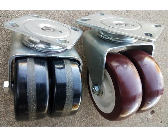 Heavy-Duty Dual Wheel CastersMotion Savers
