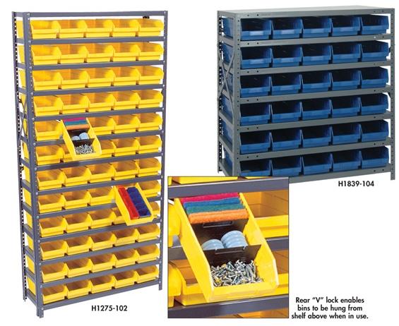 Shelf Bin Units -- Complete PackagesMotion Savers
