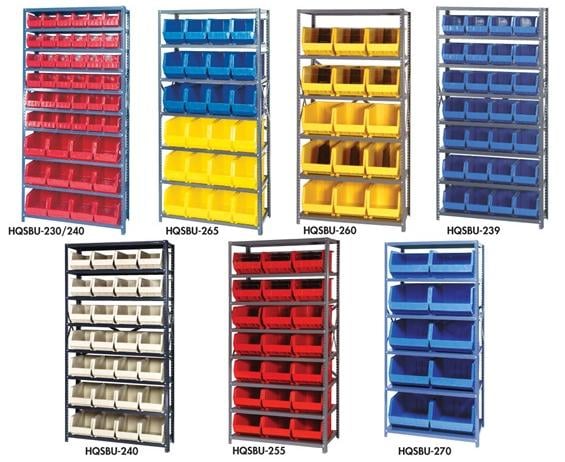 Giant Open Hopper Bin Storage SystemMotion Savers
