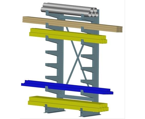 Quiktree® Light-Medium Duty Cantilever RacksMotion Savers