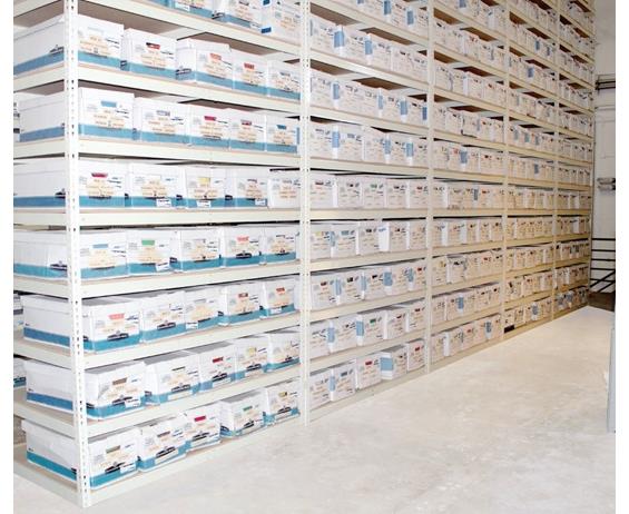 Space Plus Usa Rivet Shelving - Particle BoardMotion Savers