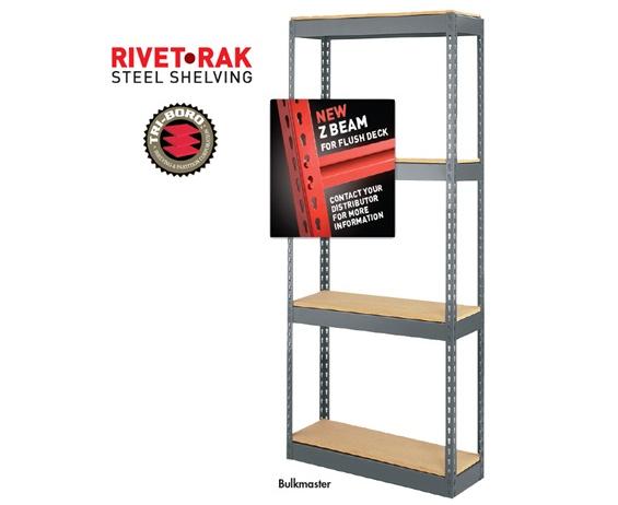 Rivet-Rak™ Steel Shelving - BulkmasterMotion Savers