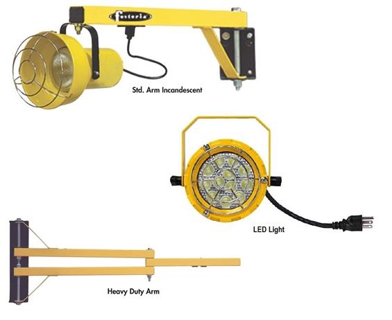 Modular Loading Dock Lights And ArmsMotion Savers