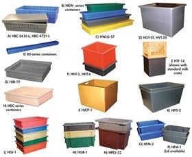 Heavy-Duty Molded Plastic ContainersMotion Savers