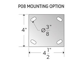 Casterdepot Ergonomic, Top Plate Casters - All Purpose & Easy Rolling - Capacities Up To 1500 ...