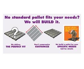 Stocked Plastic PalletsMotion Savers