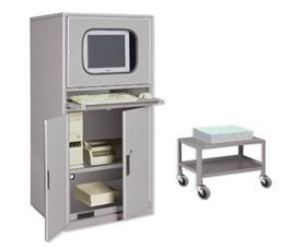 Computer Enclosure Cabinet And Low Profile CartsMotion Savers