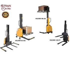 Narrow Mast Stackers With Power LiftMotion Savers