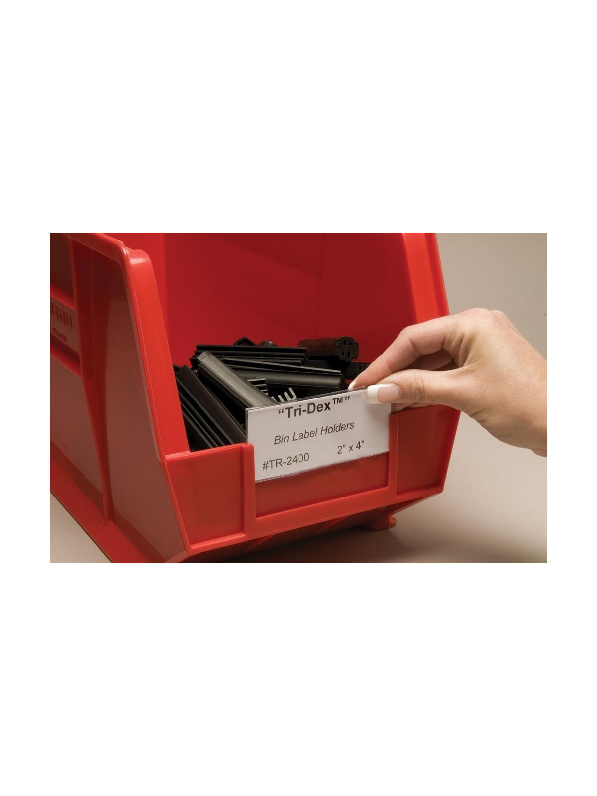 Aigner Label Holders For Plastic BinsMotion Savers