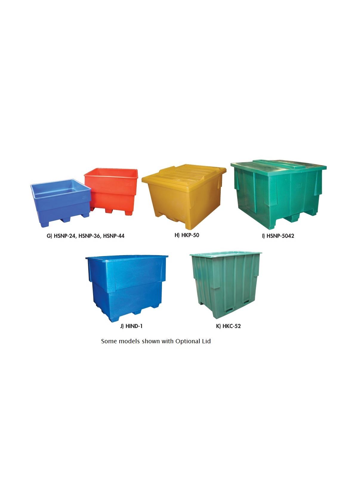 Seamless Plastic Pallet Container Lids| Motion Savers Inc. | 877-832 ...