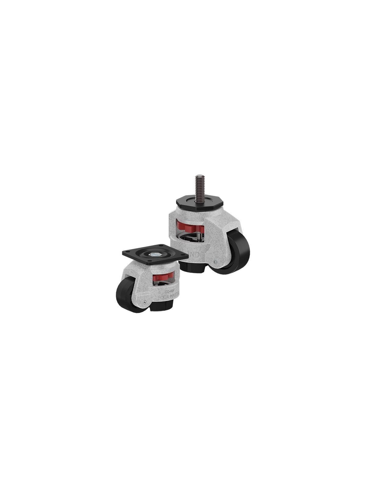 Casterdepot Leveling Casters - Nylon Wheel- Side Thumb Adjustment - Capacities Up To 550 Kg ...