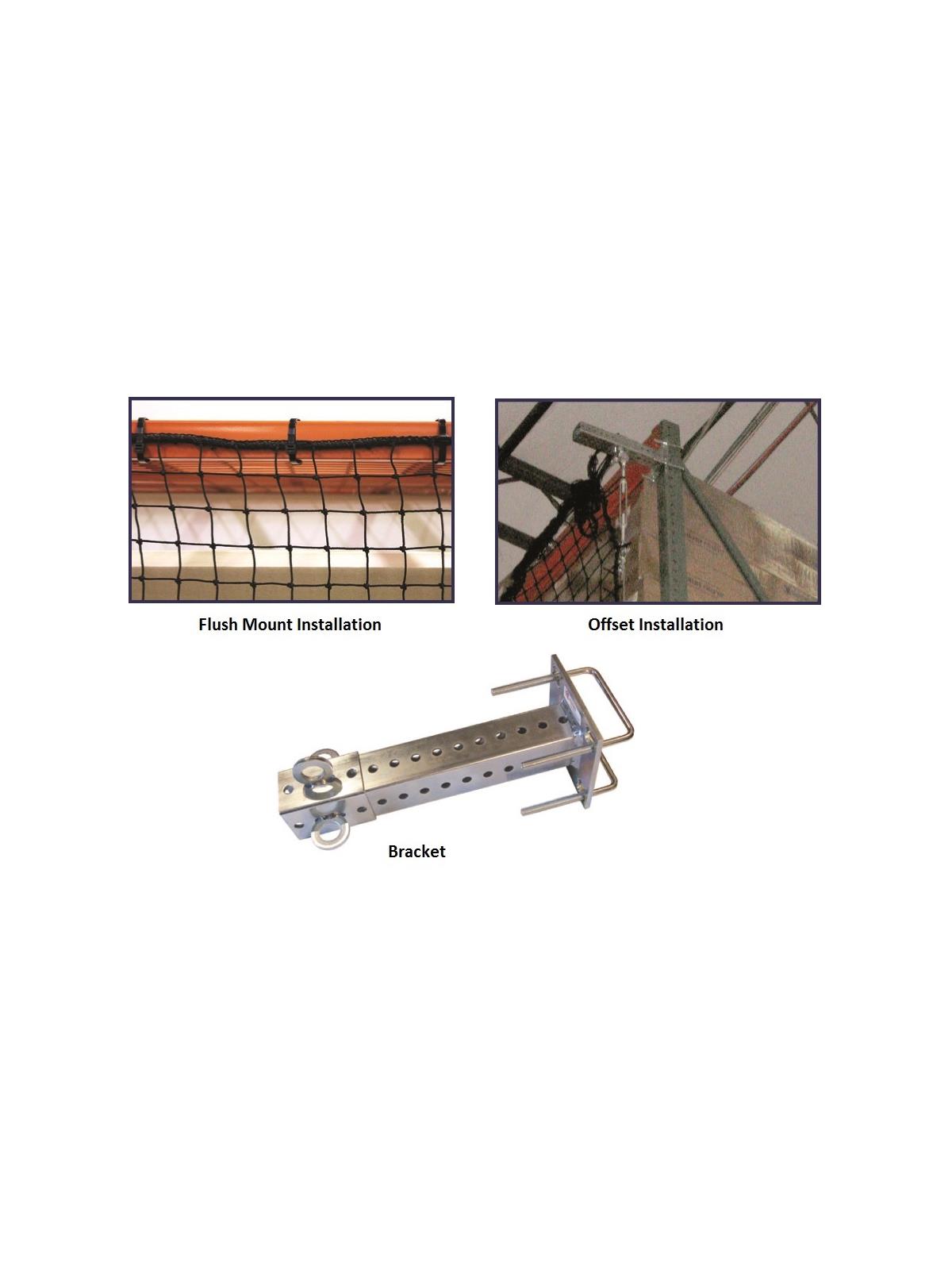 Installation Hardware For Pallet Rack Guard Net SystemsMotion Savers