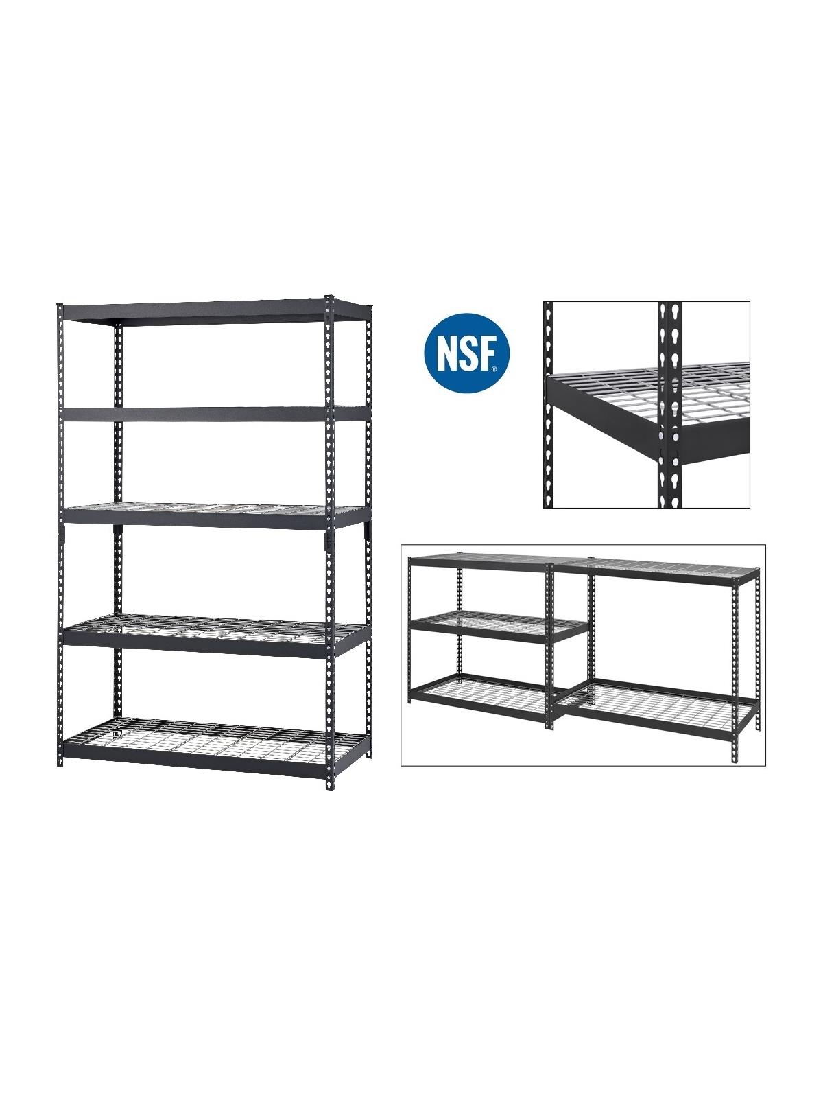 Heavy-Duty Steel Shelving RacksMotion Savers