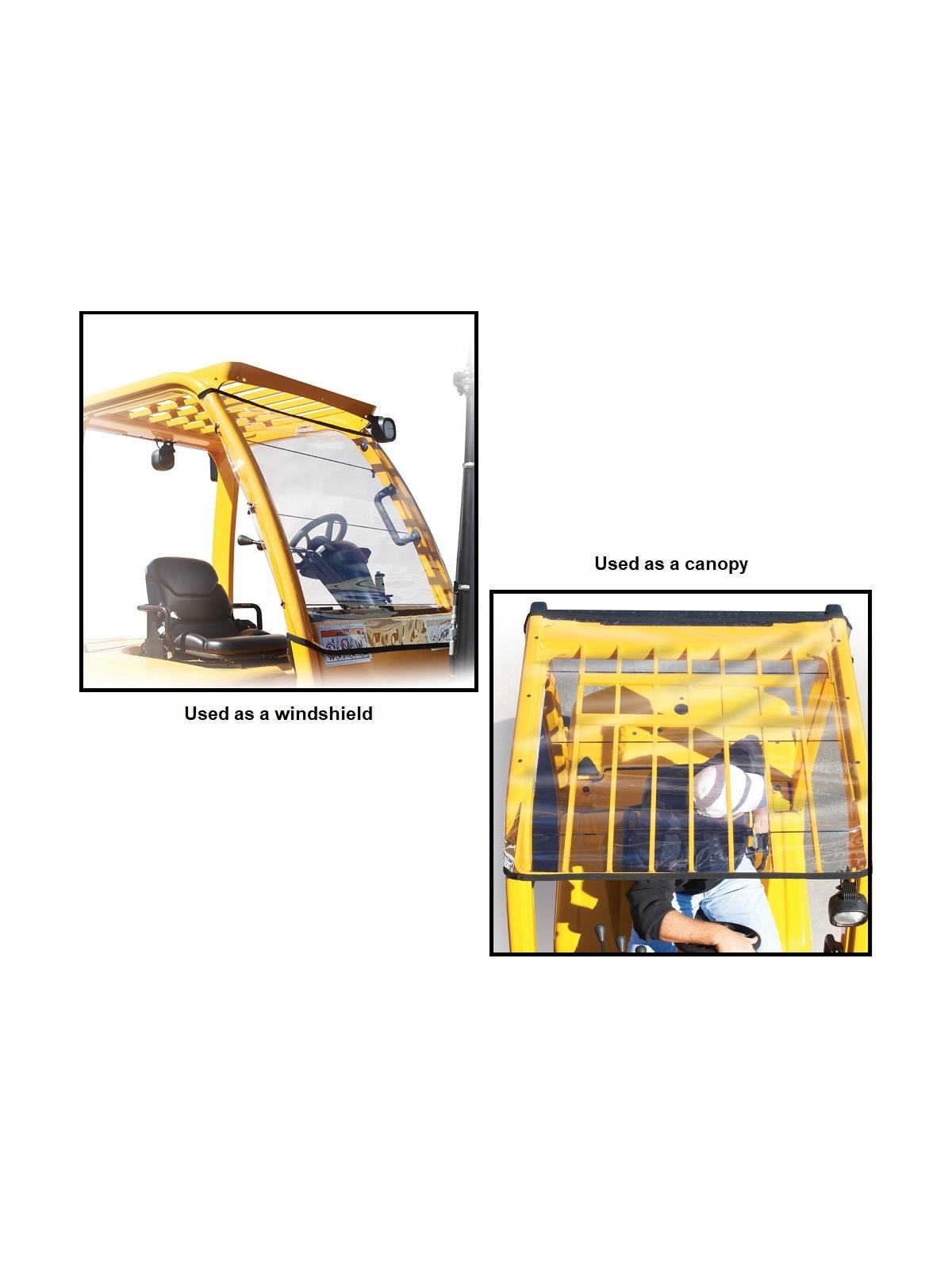 Forkshield Forklift Universal WindshieldMotion Savers