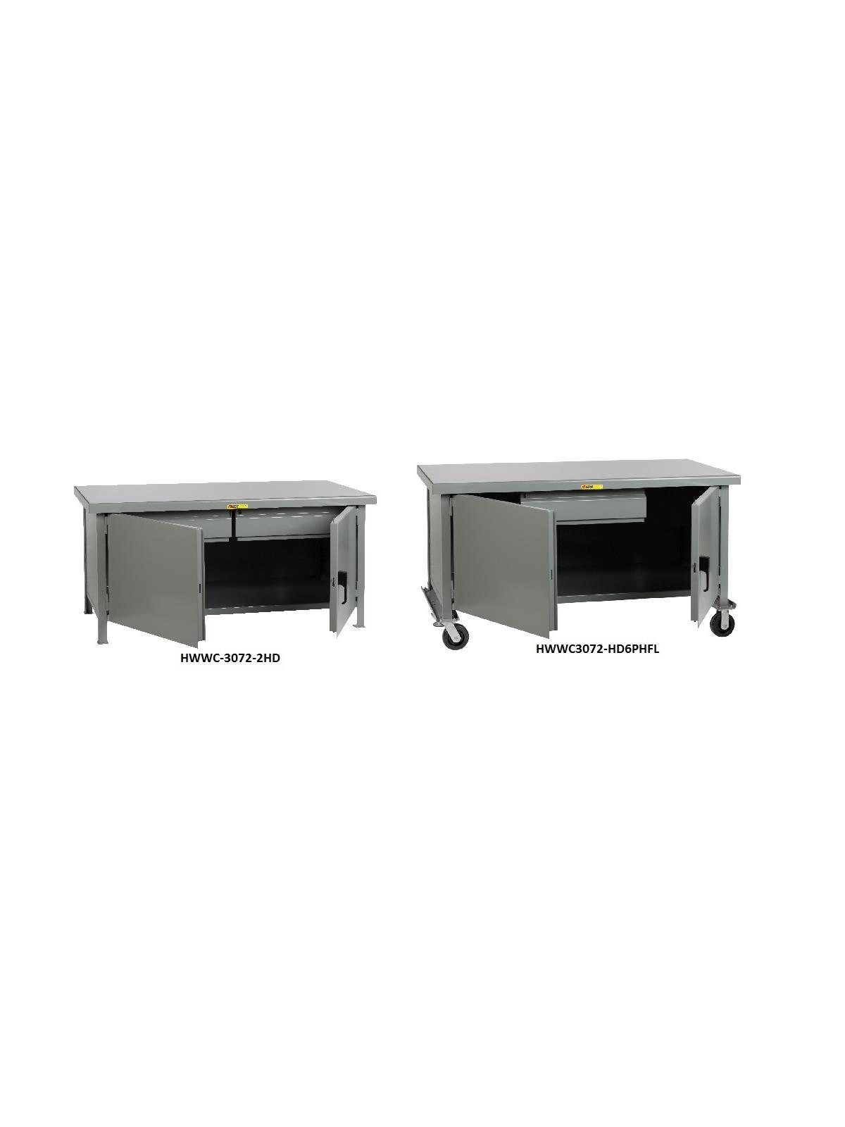 All-Welded Cabinet Workbenches - Heavy-DutyMotion Savers