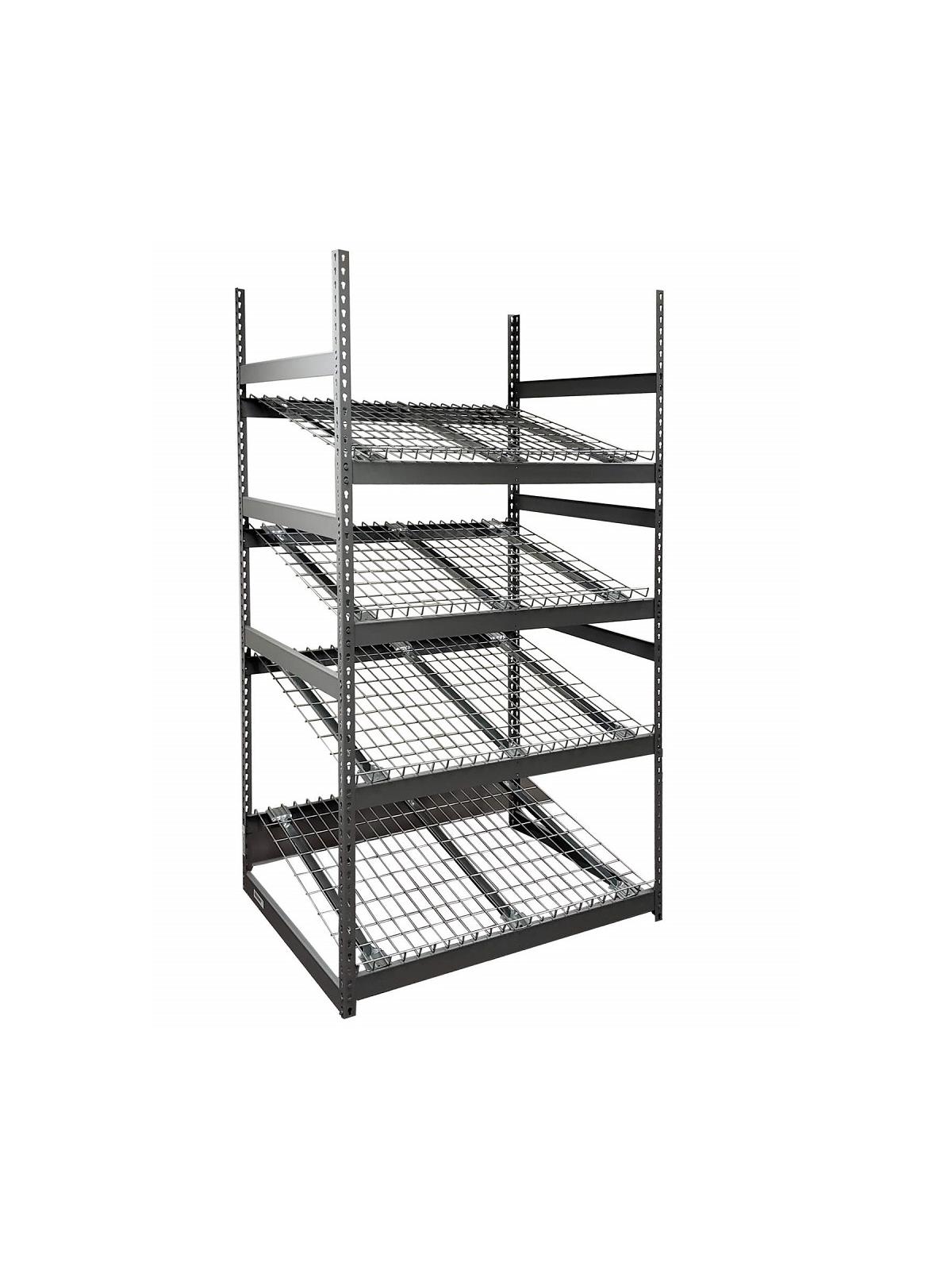 Gravity Flow Rack- Standard Duty- Built With Rivet RackMotion Savers
