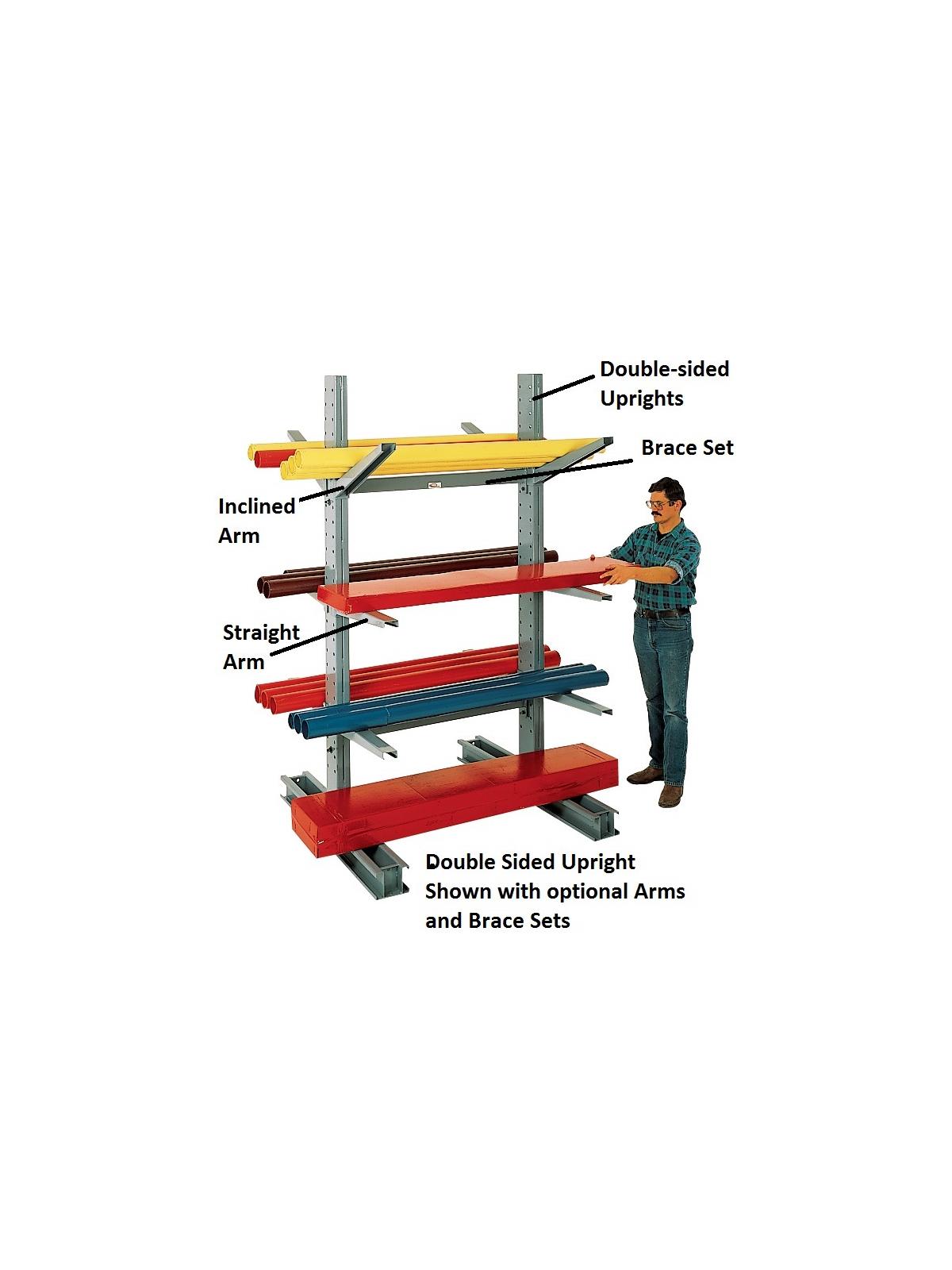 Series 1000 Medium-Duty Cantilever RacksMotion Savers