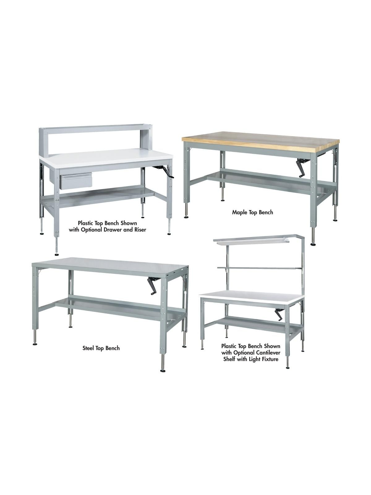 Hydraulic Ergonomic BenchesMotion Savers