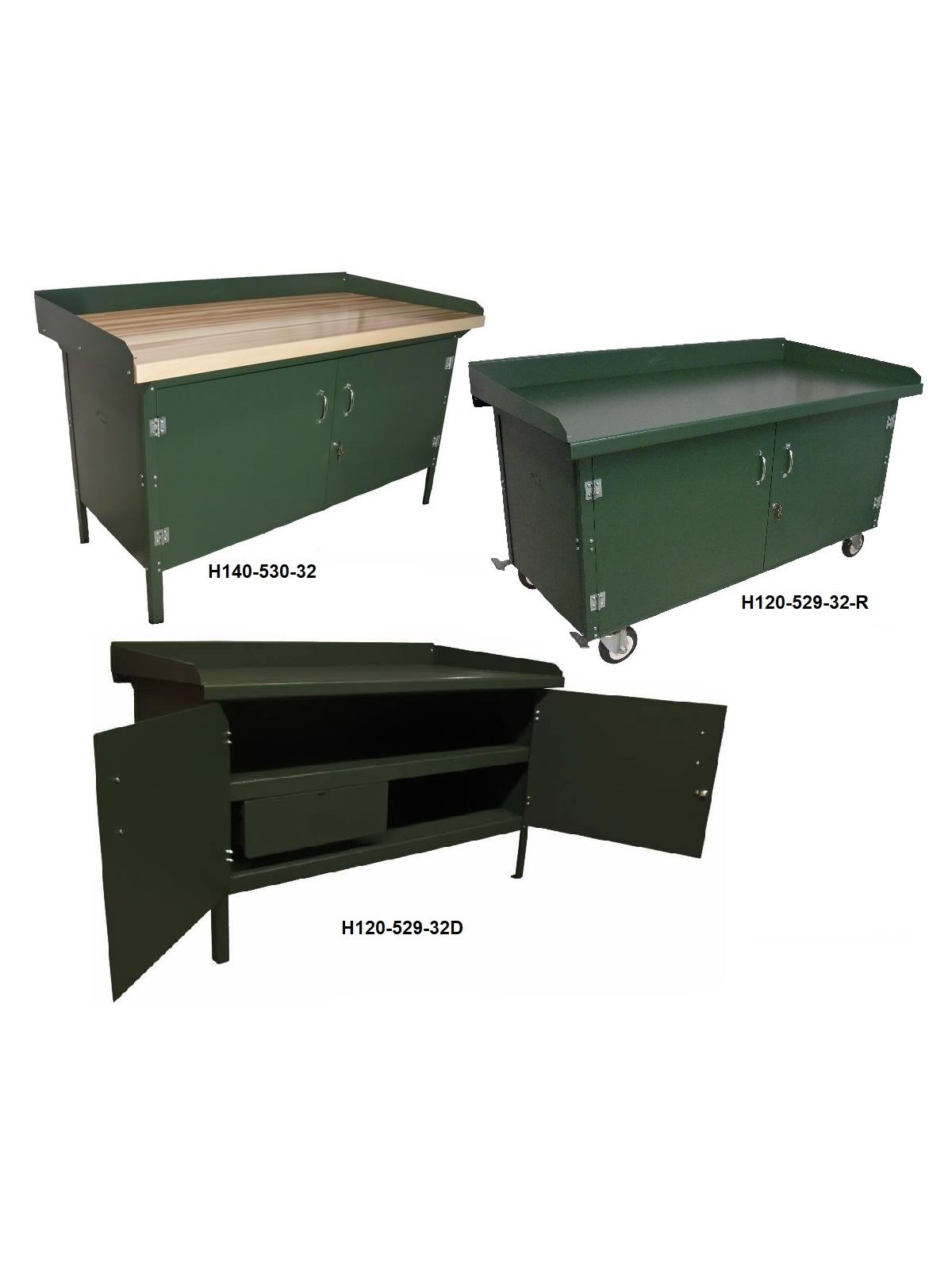 Enclosed Cabinet WorkbenchMotion Savers