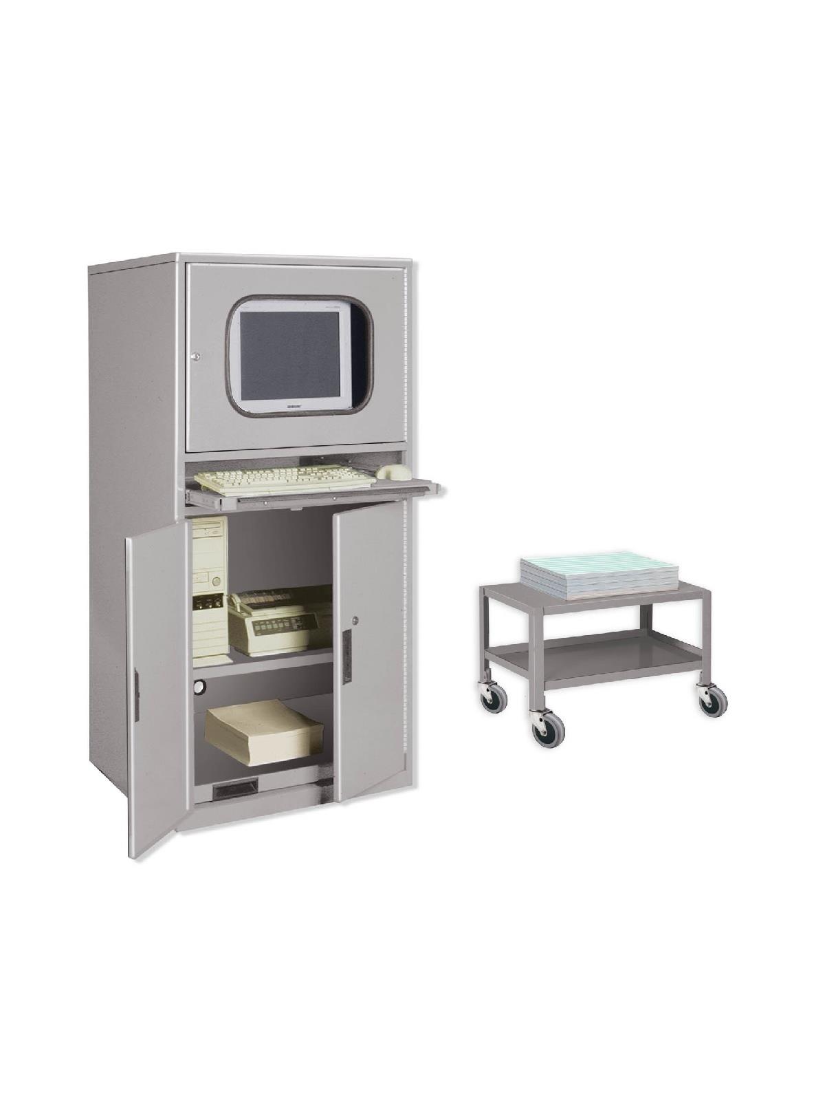Computer Enclosure Cabinet And Low Profile CartsMotion Savers