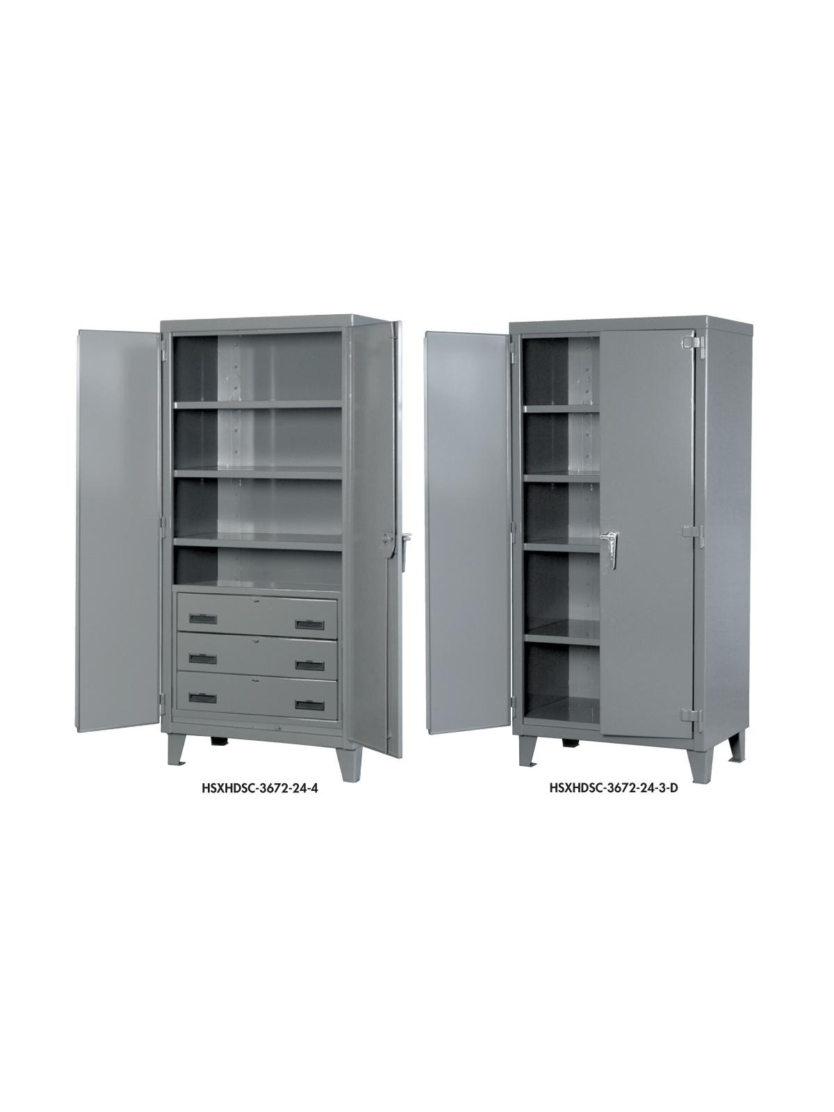 Super Extra Heavy Duty Storage Cabinets - 2,000 Lb. Capacity Per ...