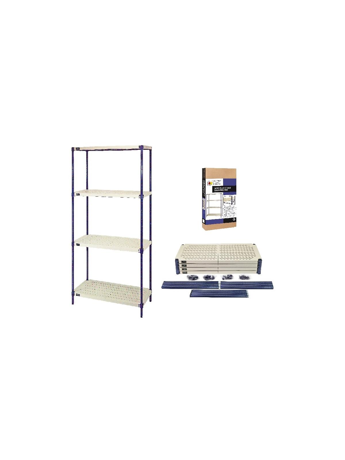 Wire Plastic Mat Shelving UnitsMotion Savers
