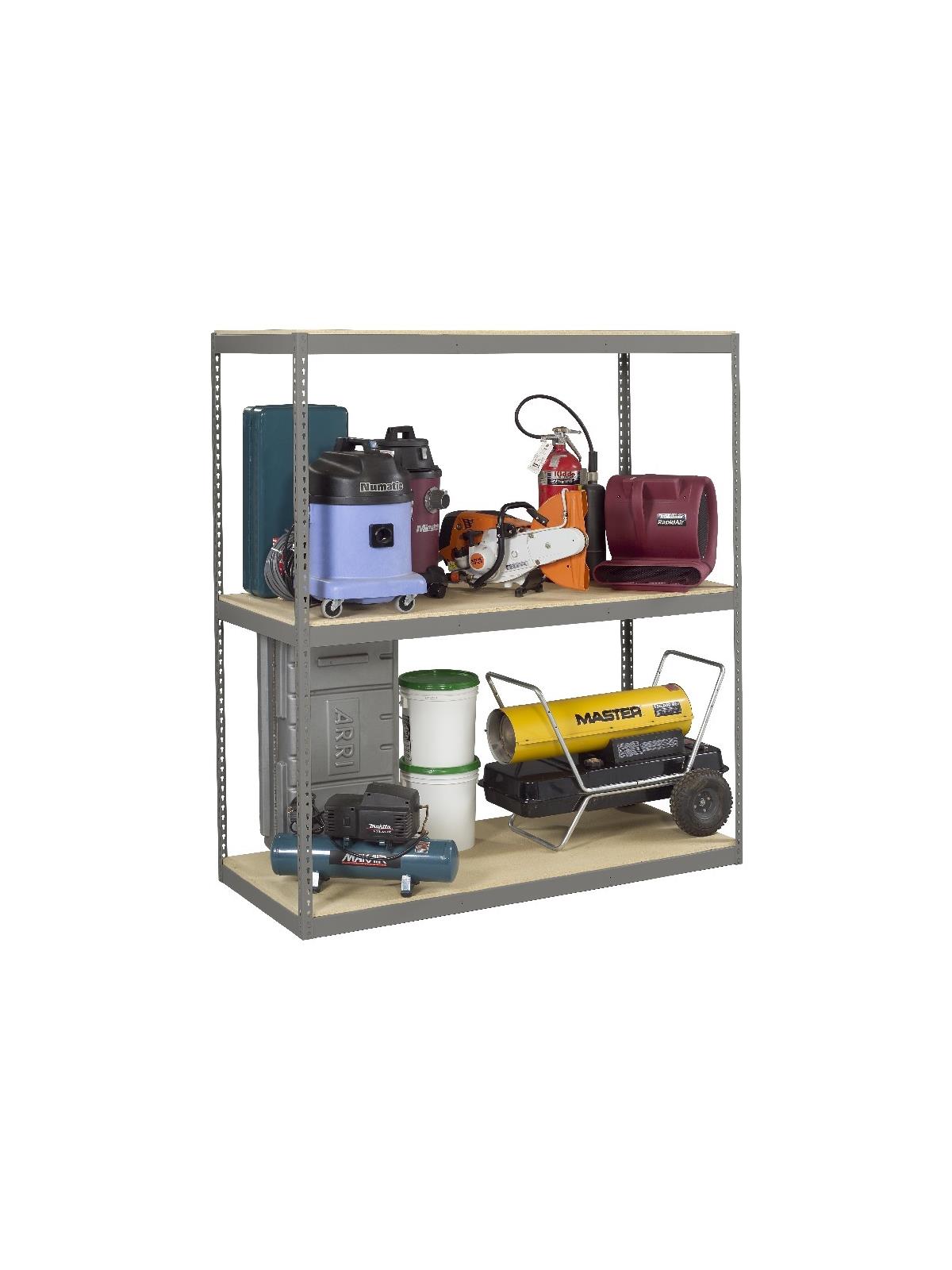 Tennsco Z-Line Heavy Duty Rivet ShelvingMotion Savers