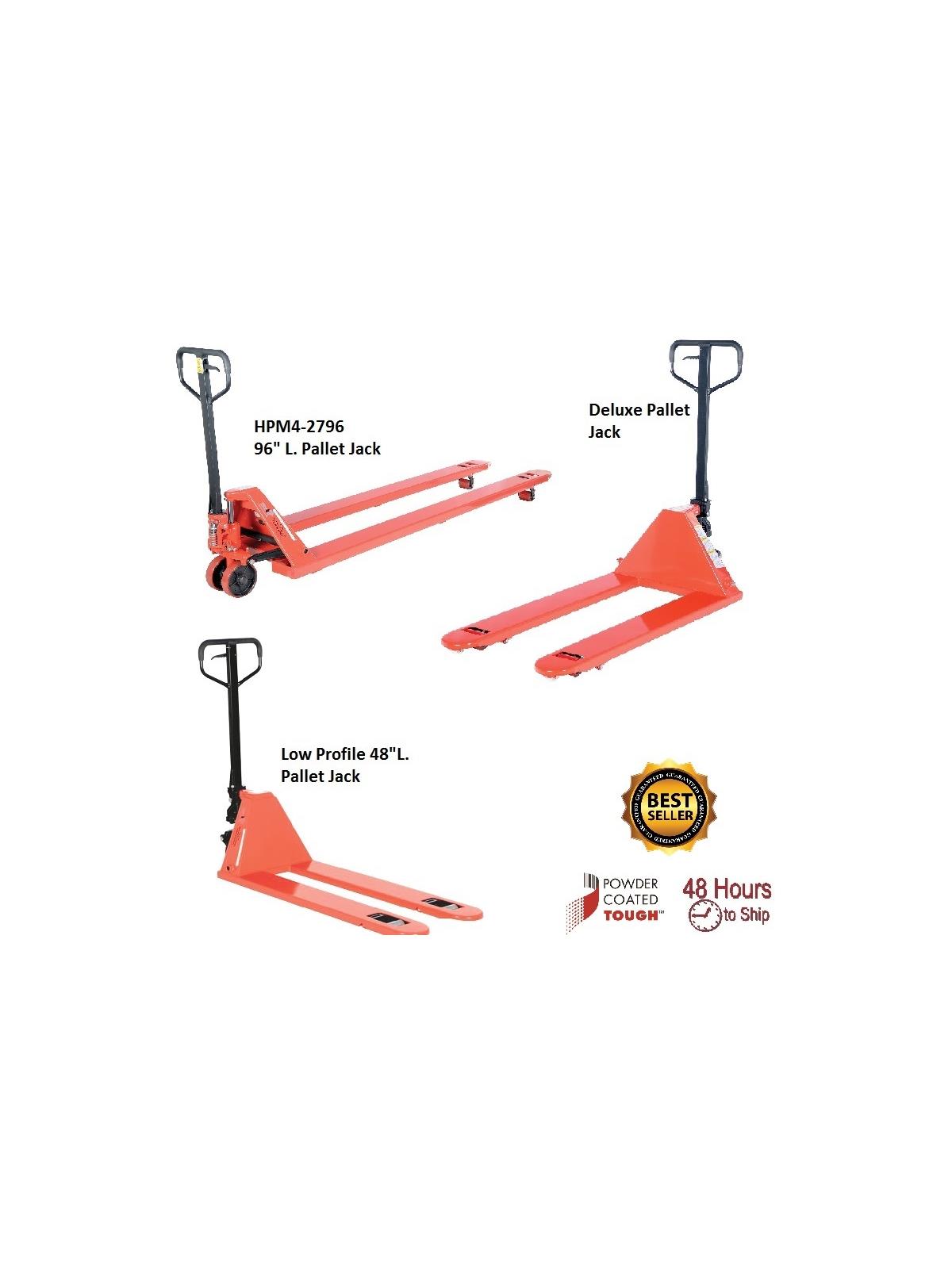 Deluxe & Low-Profile Pallet JacksMotion Savers